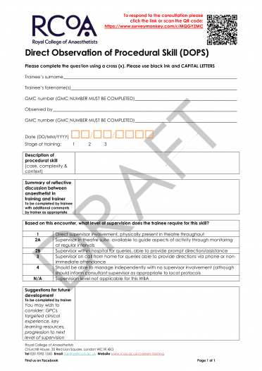 2021 Curriculum Assessment consultation | The Royal College of ...